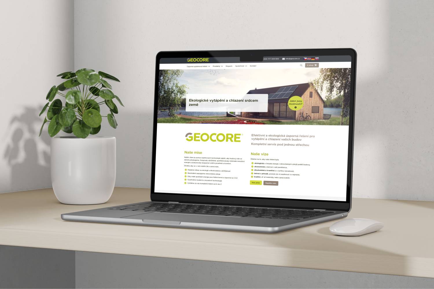 Geocore spouští nový inovativní web: Průlom v digitálním zážitku • GEOCORE